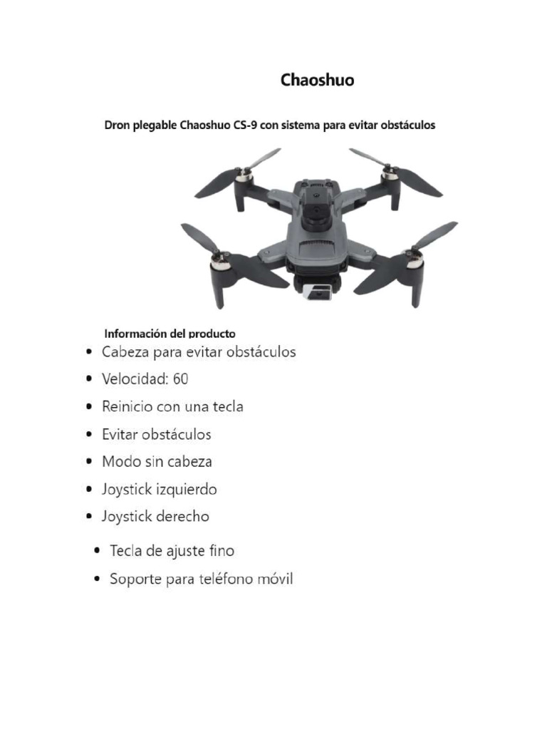 Manual Dron | PDF