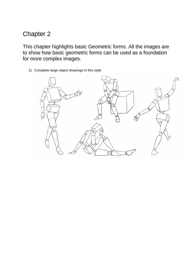 Anatomy Book Chapter 2 Image Outline | PDF | Shape | Drawing