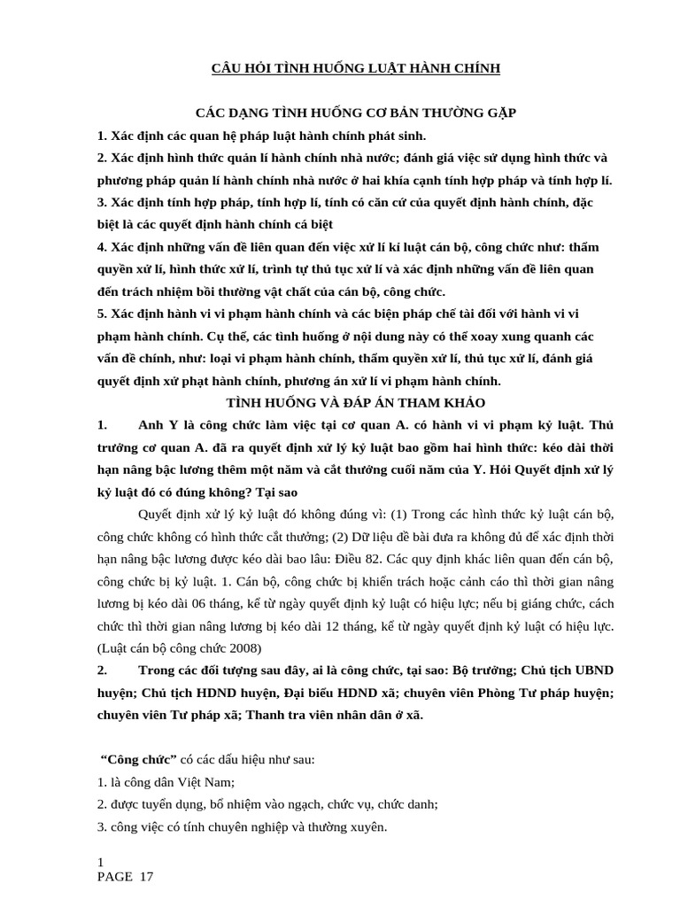 Tình huống LHC | PDF