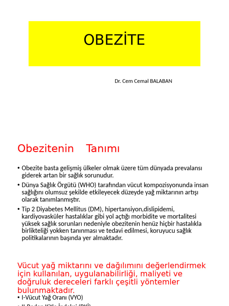 OBEZİTE | PDF