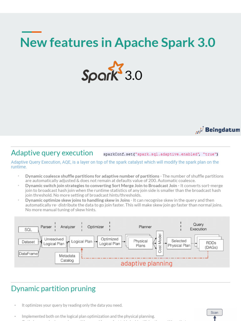 New Features in Apache Spark 3 0 1593002435 | PDF | Graphics Processing Unit | Apache Hadoop