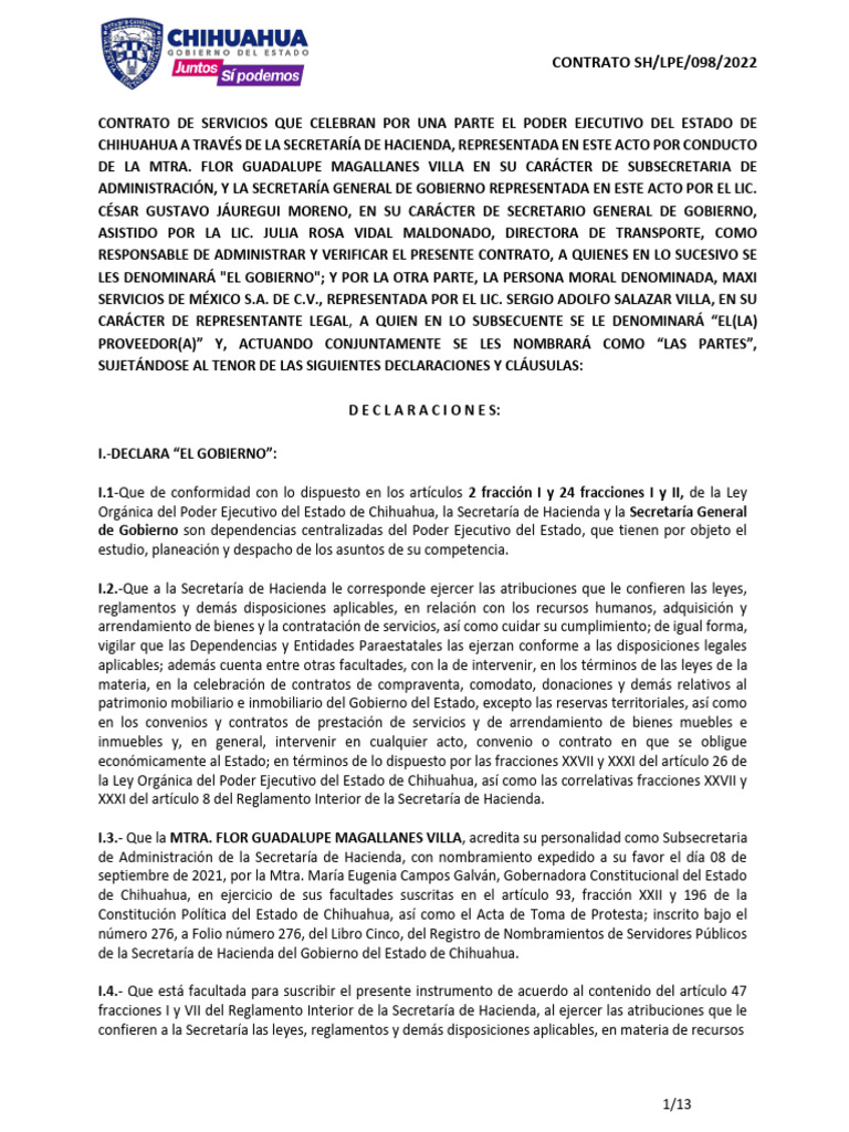 SH Lpe 098 2022. Firma. Def. | PDF | Propiedad | Cheque