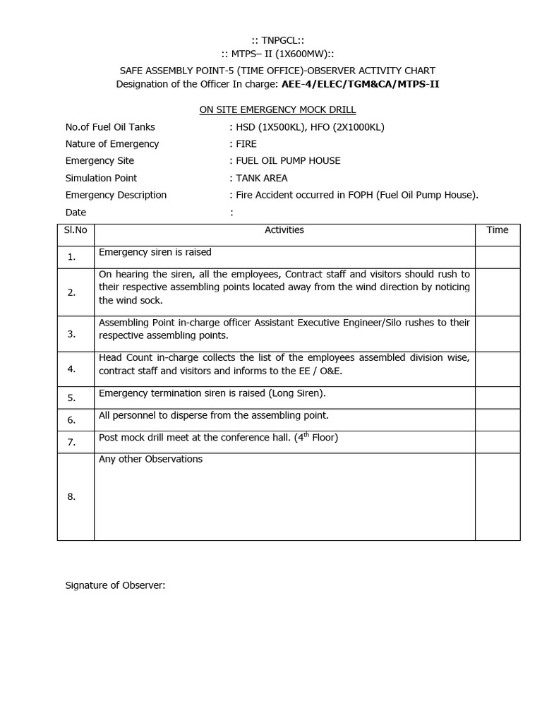 5.SAFE ASSEMBLY POINT -5 | PDF