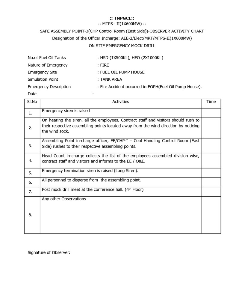 3.safe Assembly Point - 3 | PDF