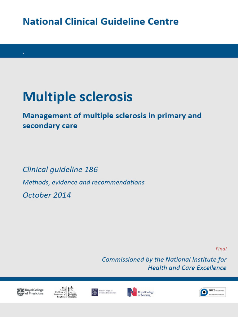Full Guideline PDF 193254301 | PDF | Multiple Sclerosis | Clinical Medicine