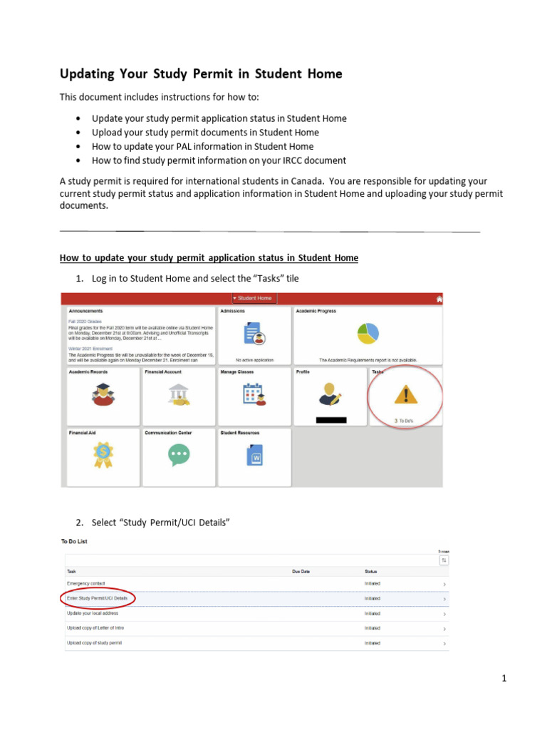 Update Study Permit - Tip Sheet (2024) (v2) | PDF | Human Migration ...