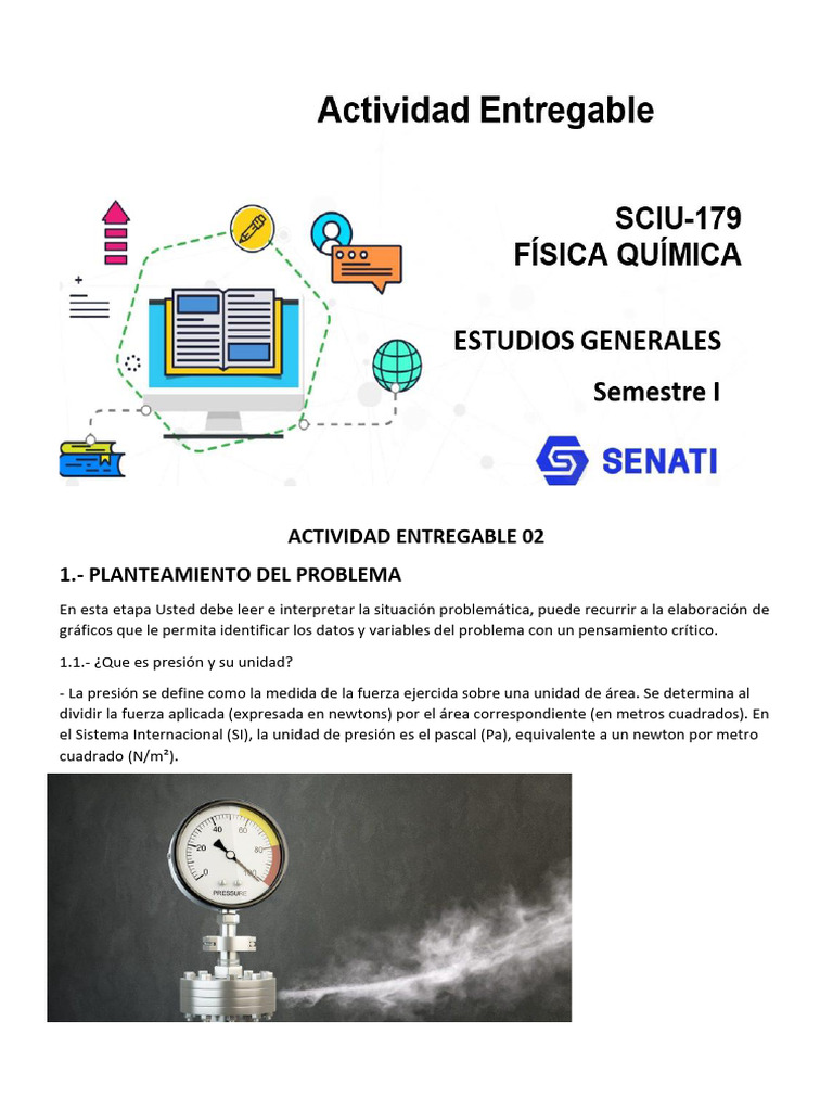 Actividad Entregable 02-2024 | PDF | Presión | Metrología