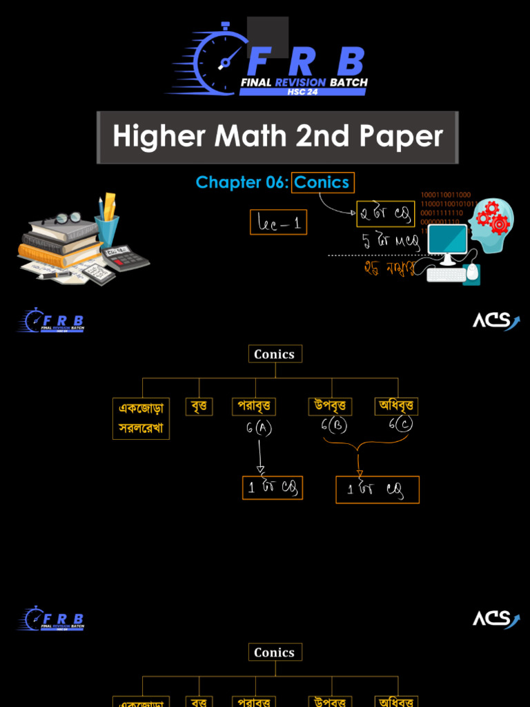 Conics Lec 1 (FRB 24) | PDF
