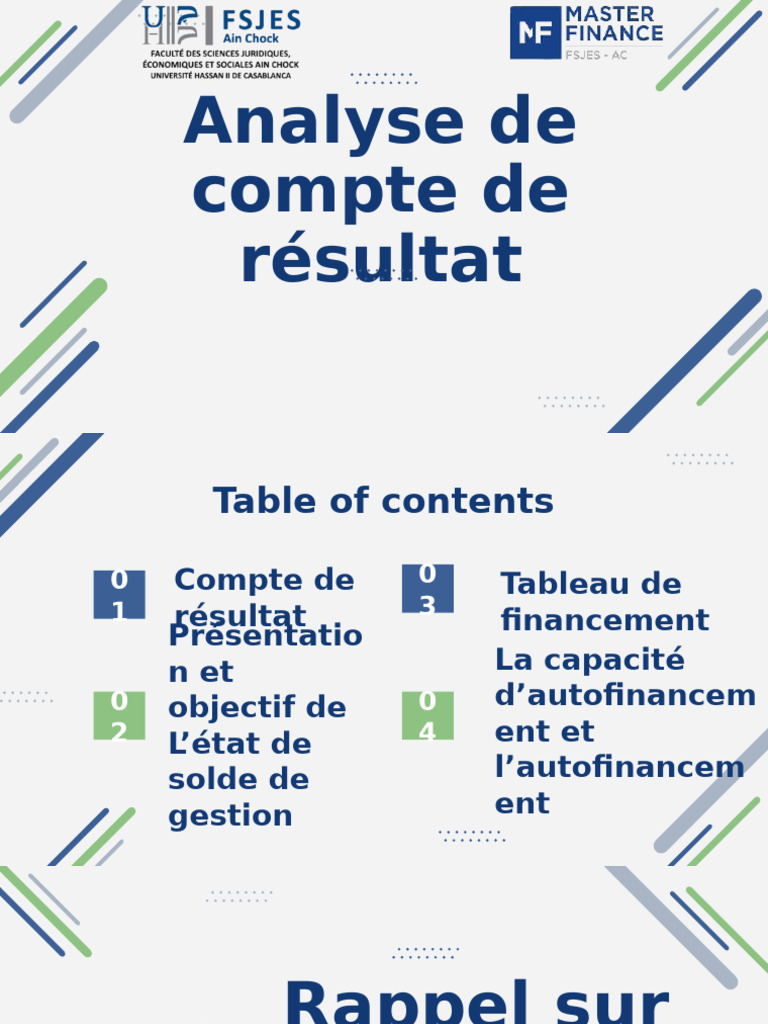 analyse de compte de resultat | PDF