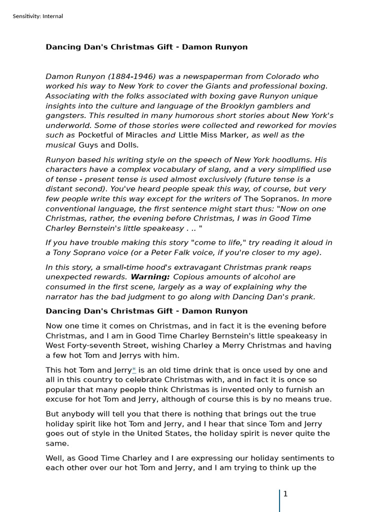 Dancing Dan's Christmas Gift | PDF | Santa Claus | Christmas