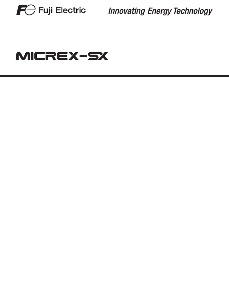 MICREX-SX Introduction (SX-Programmer Standard V3) - FEH597 | PDF ...