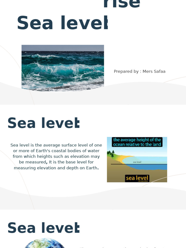 climate change (1) | PDF | Sea Level | Sea Level Rise