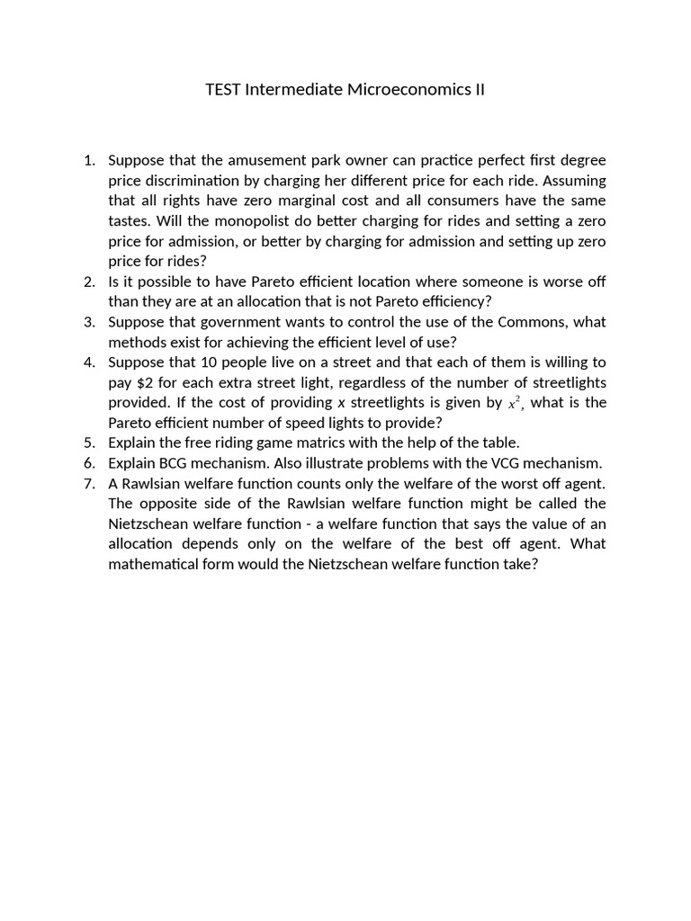 Intermediate Micro Vyome Sem 5 | PDF