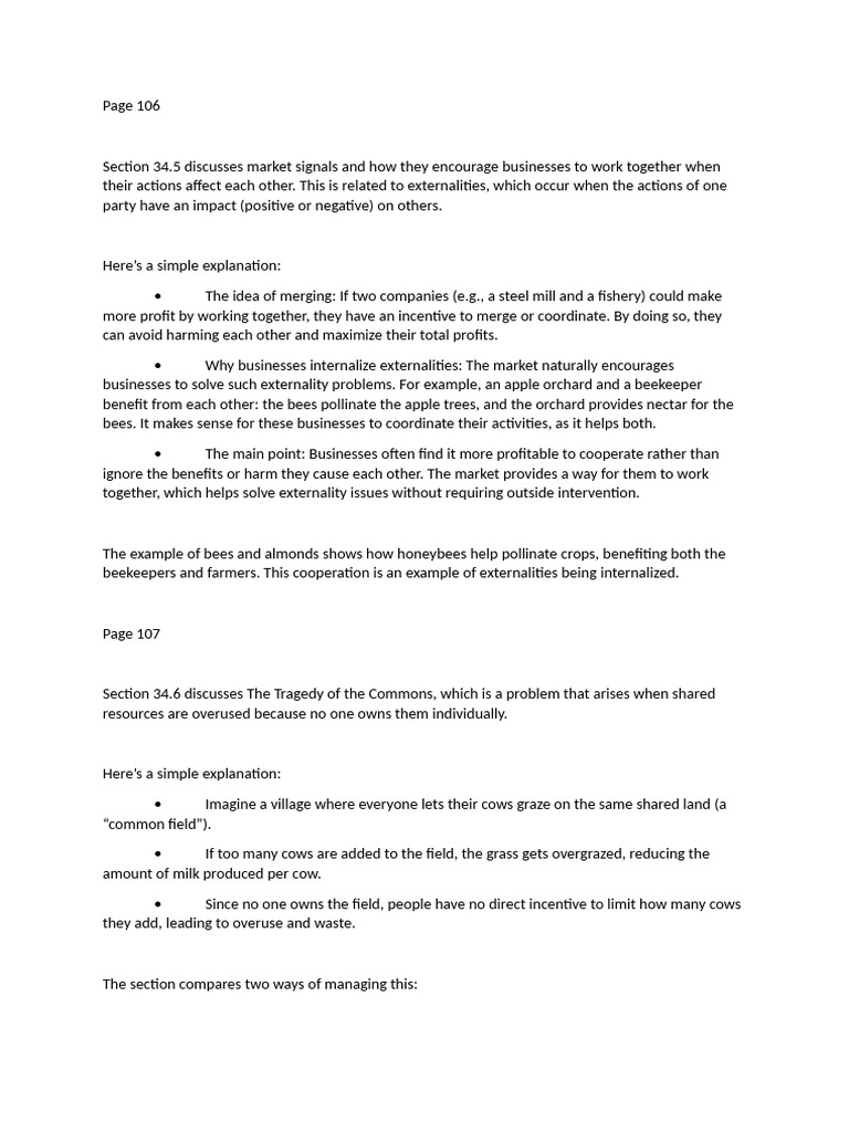 Understanding Externalities and Commons | PDF | Externality | Profit ...