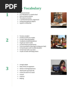 100+words Education Vocabulary | PDF | Learning