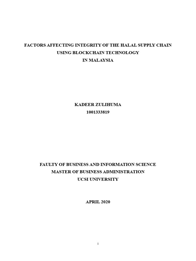 Final Thesis | PDF | Supply Chain | Supply Chain Management