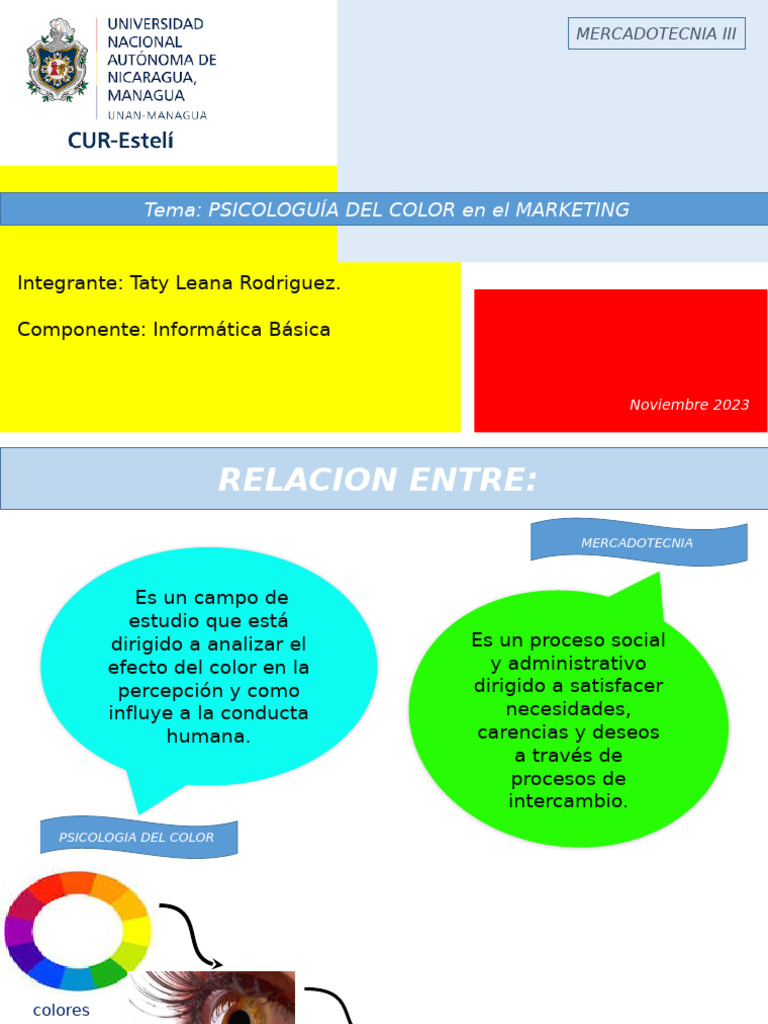 Informatica Presentación | PDF | Marketing | Color