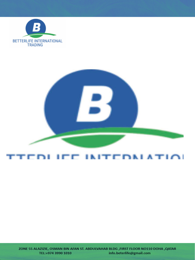BETTERLIFE Head Letter | PDF