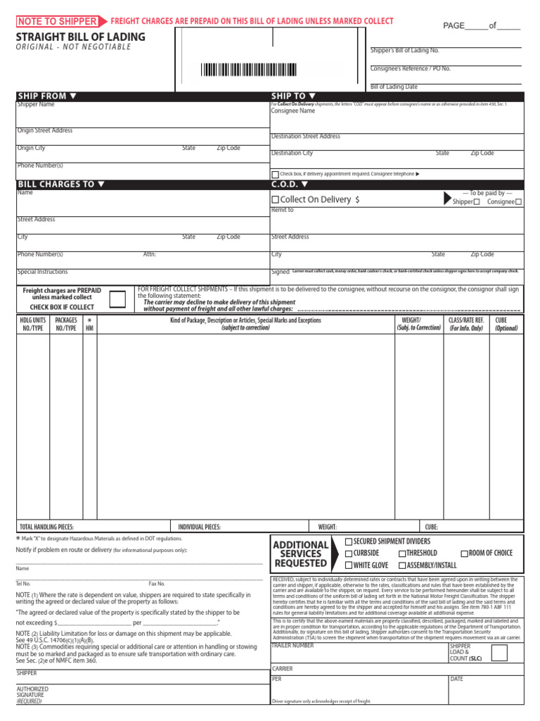 Managmrnt | PDF | Cargo | Bill Of Lading