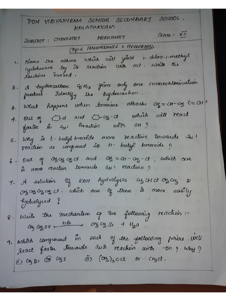 Chp6 HA&HA Worksheet | PDF