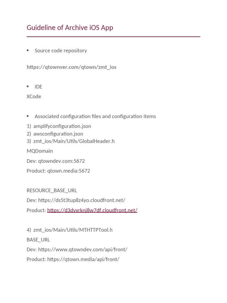 iOS App Archiving Guidelines | PDF