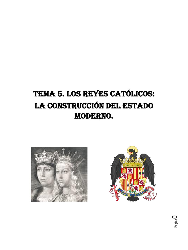 Tema 5 Los Reyes Católicos La Construcción de U_241106_151316 | PDF | Inquisición española ...