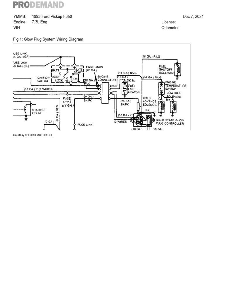 Ford Glow Plugs | PDF