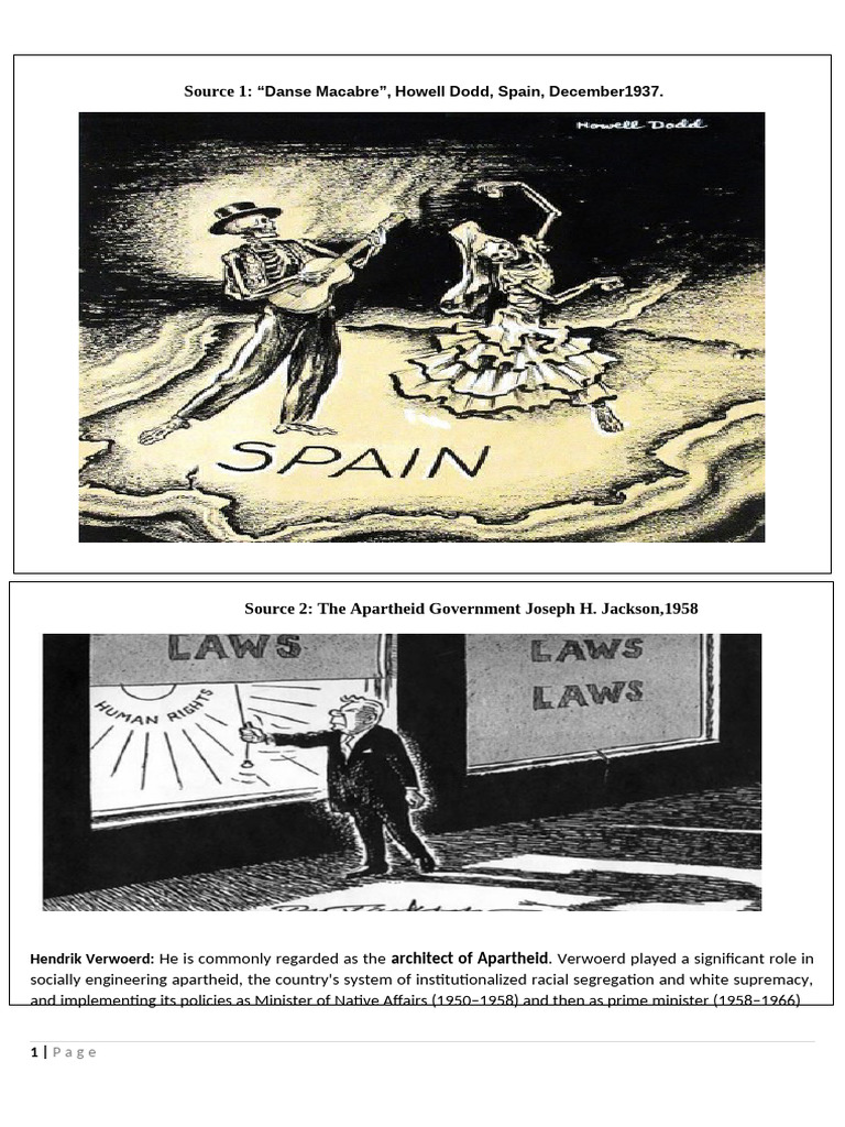 11-Social Studies Sources - DBQ | PDF | Apartheid | Francisco Franco