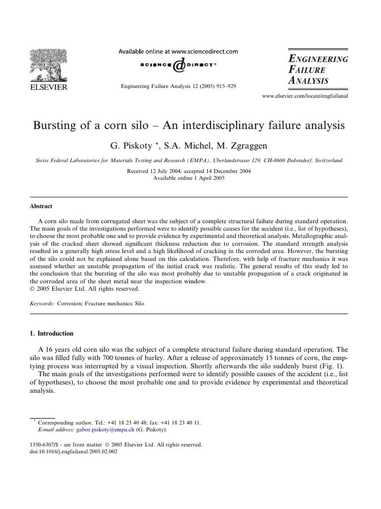 Piskoty 2005 | PDF | Fracture | Fracture Mechanics