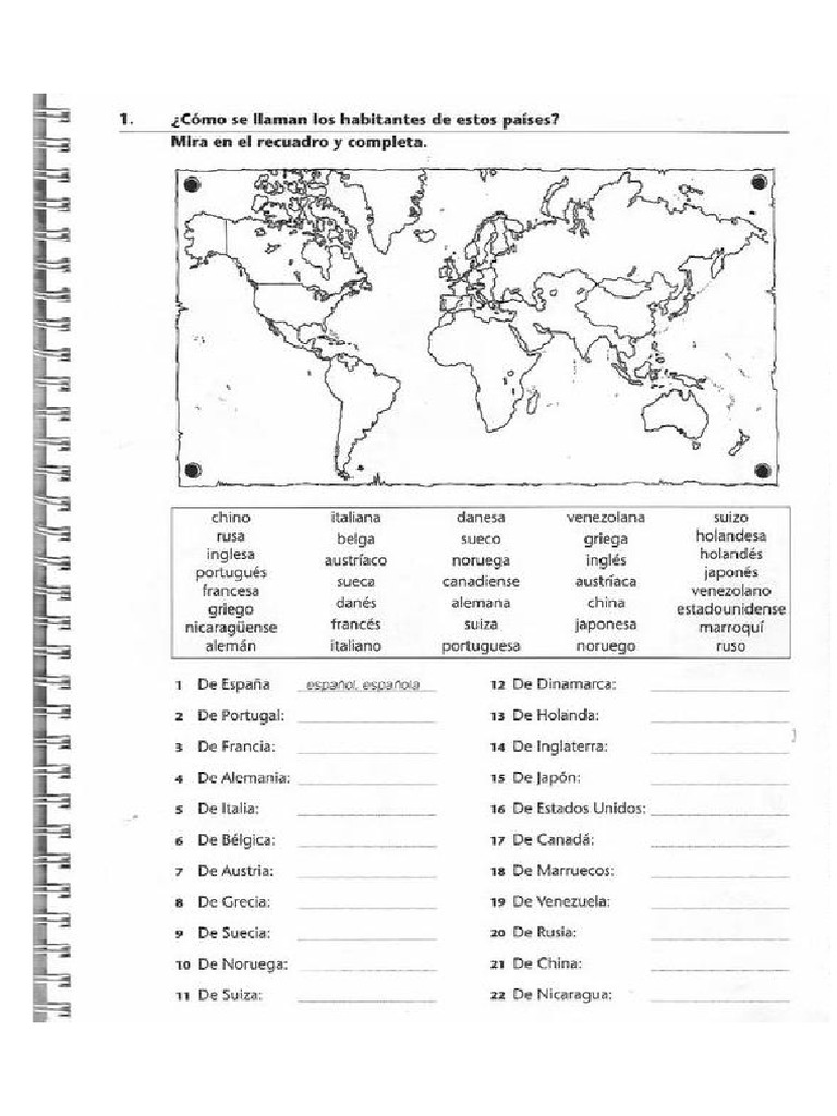 Las Nacionalidades | PDF