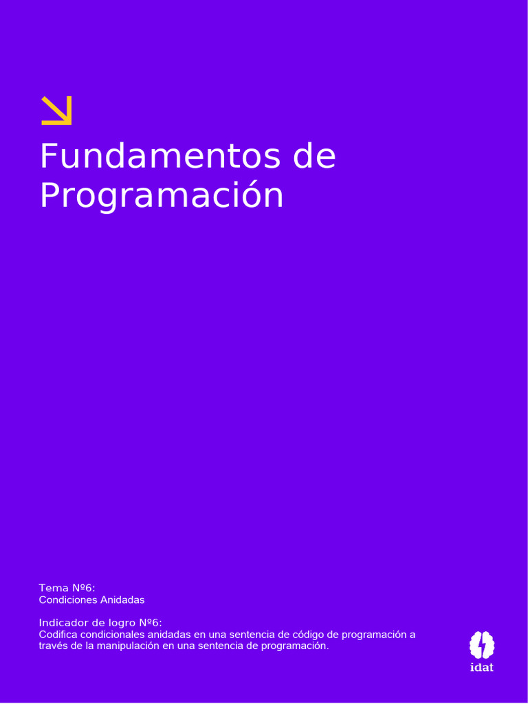 Condiciones Anidadas en Programación | PDF | Python (lenguaje de ...
