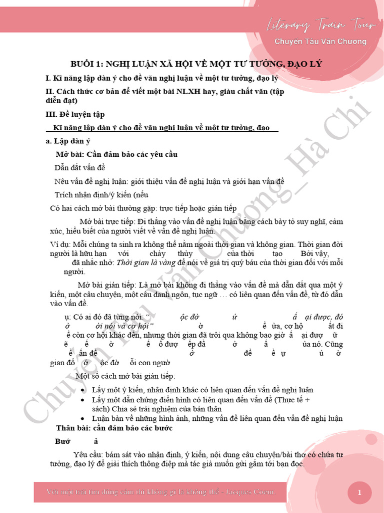 LÝ THUYẾT NLXH | PDF