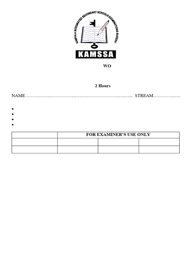 S2 Math 1 Eot 3 Exam 2024 | PDF | Nursing | Social Programs
