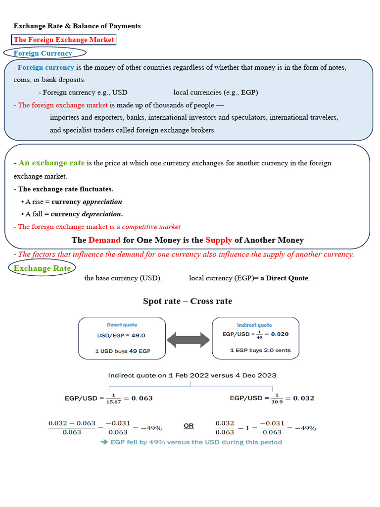 Exchange Rates and Currency Dynamics | PDF | Exchange Rate | Foreign ...