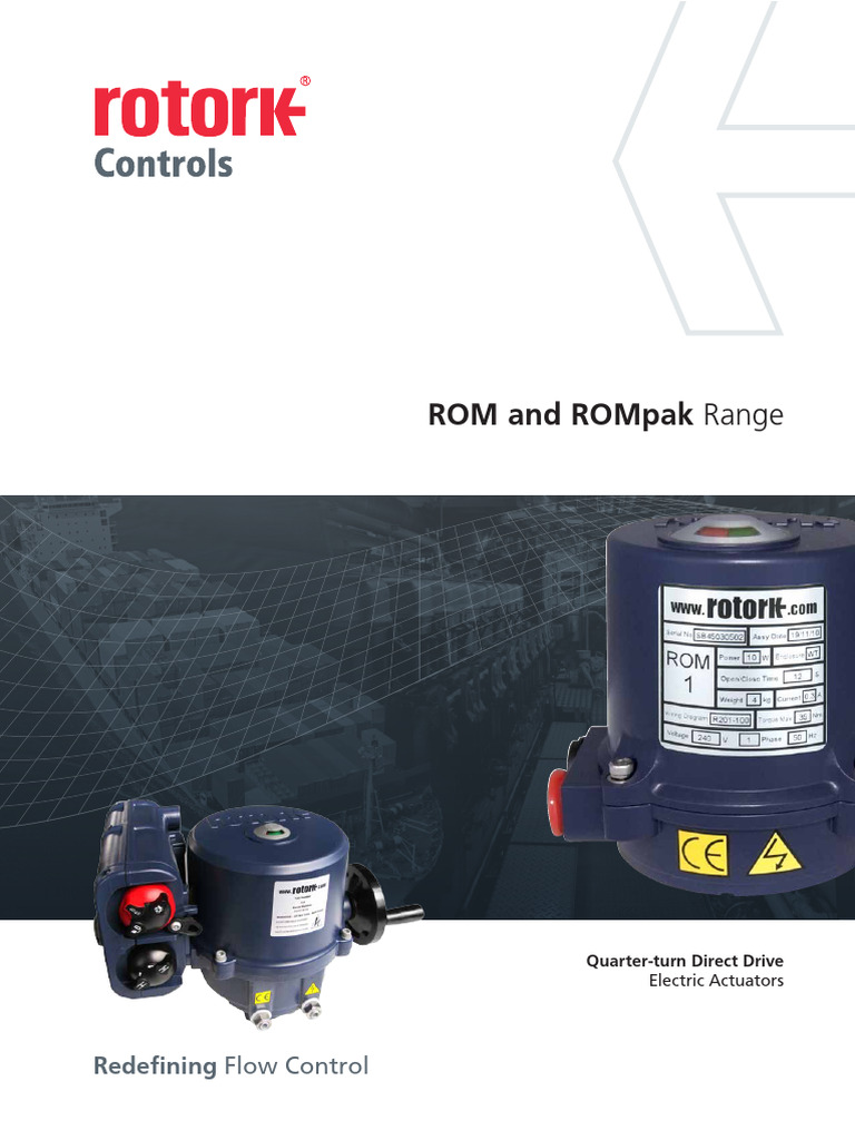 ROTORK-ROMPAK-FPD | PDF | Actuator | Manual Transmission