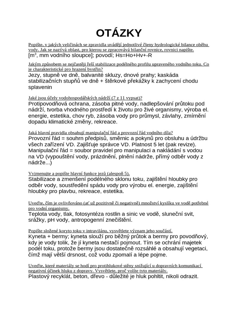 Vizp-Otázky Ke Zkoušce | PDF