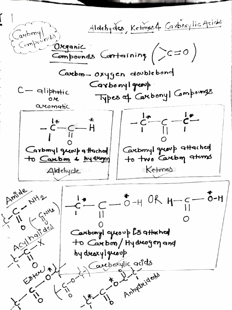 Aldehyde, Ketone and Carboxylic | PDF