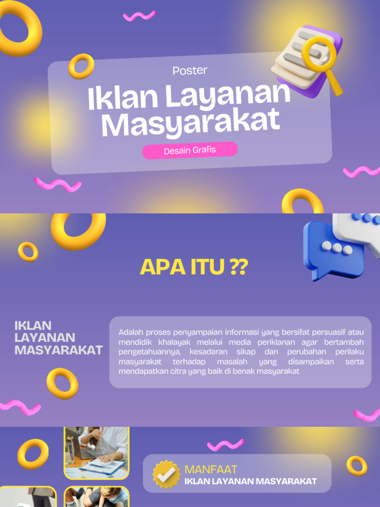 Pertemuan 13 - Poster Iklan Layanan Masyarakat | PDF