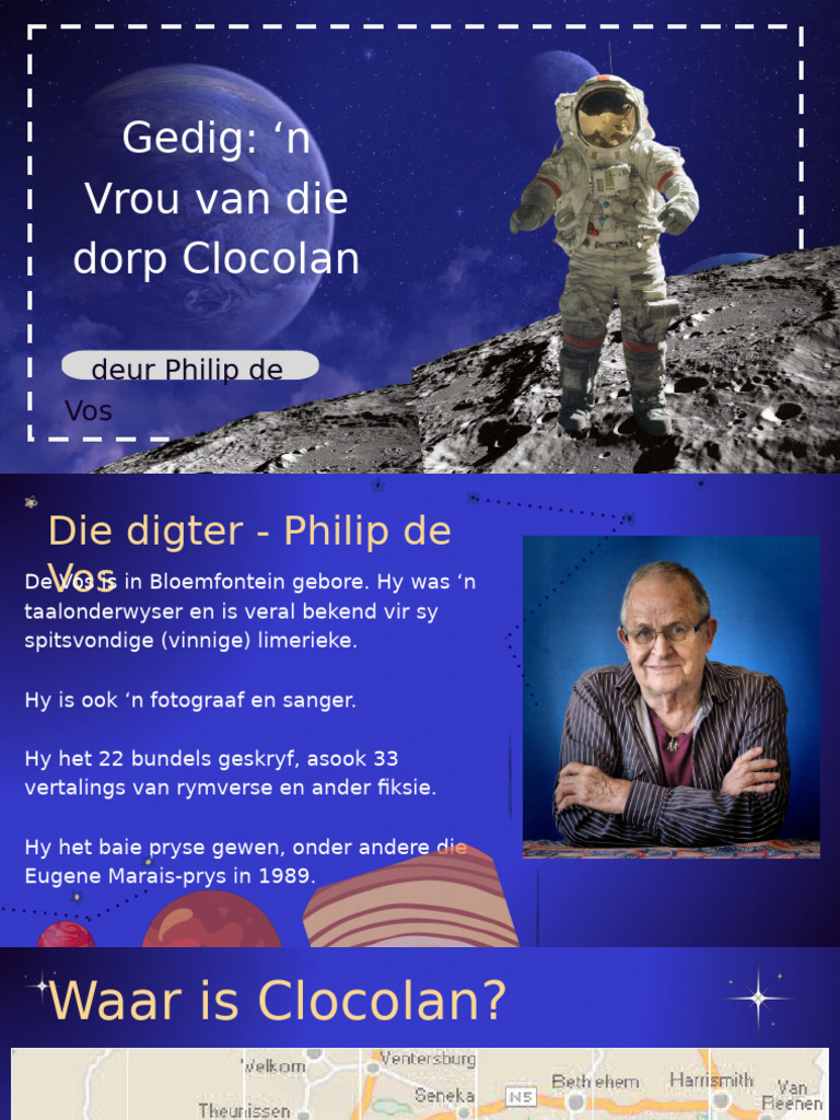 Die Vrou Van Clocolan Gr10 Gedig 2024 | PDF