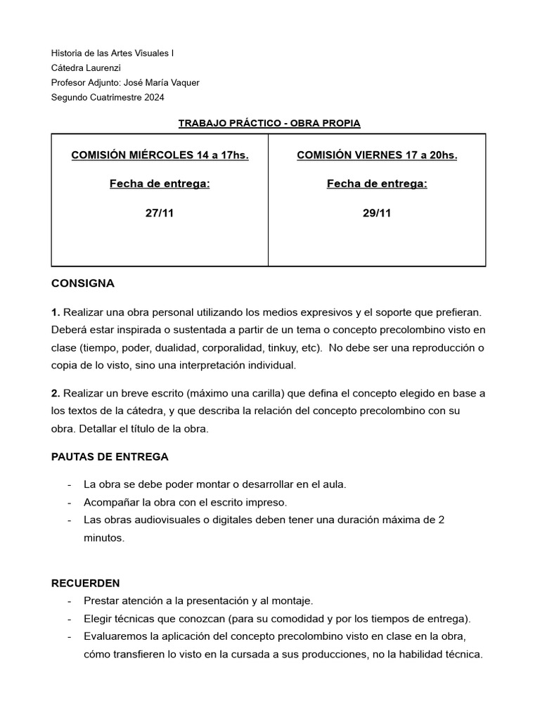 2024 TP-OBRA Consigna - 2docuat | PDF