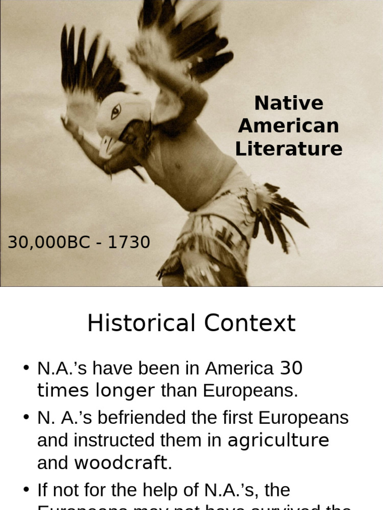 Native American Literature PowerPoint | PDF