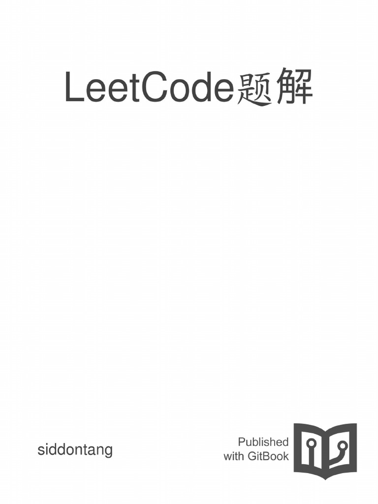 leetcode-solution | PDF leetcode-solution | PDF