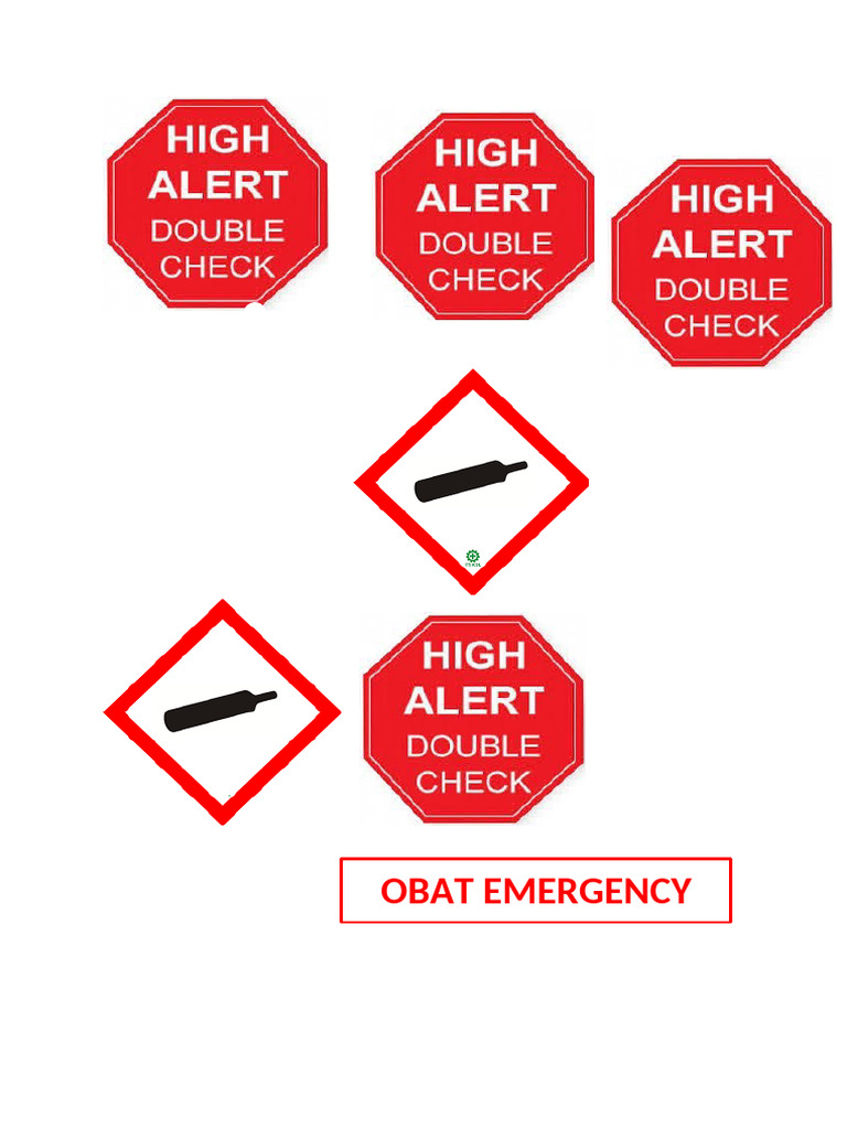 Stiker High Alert | PDF