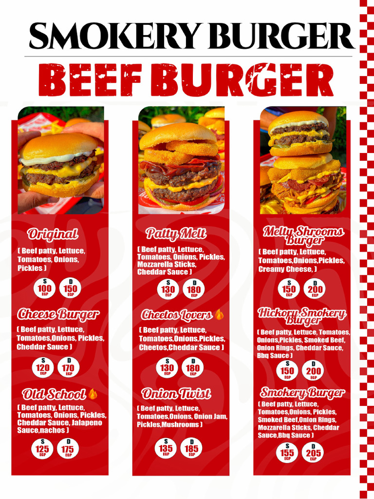 Menu Smokery Alexandria | PDF