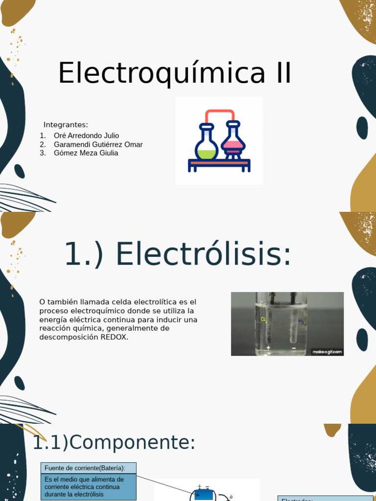 Electroquimica 1 | PDF | Redox | Electrodo