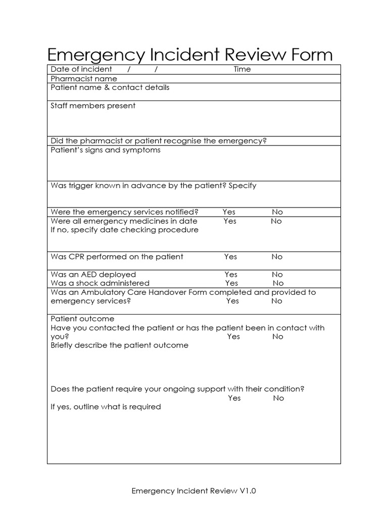 Emergency Incident Report ReviewPDF - 230914 - 130634 | PDF