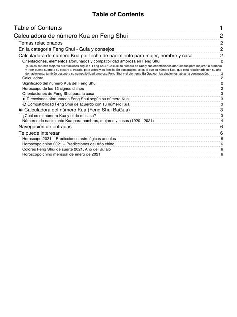 Feng Shui Kua | PDF | Feng Shui | Yin y yang