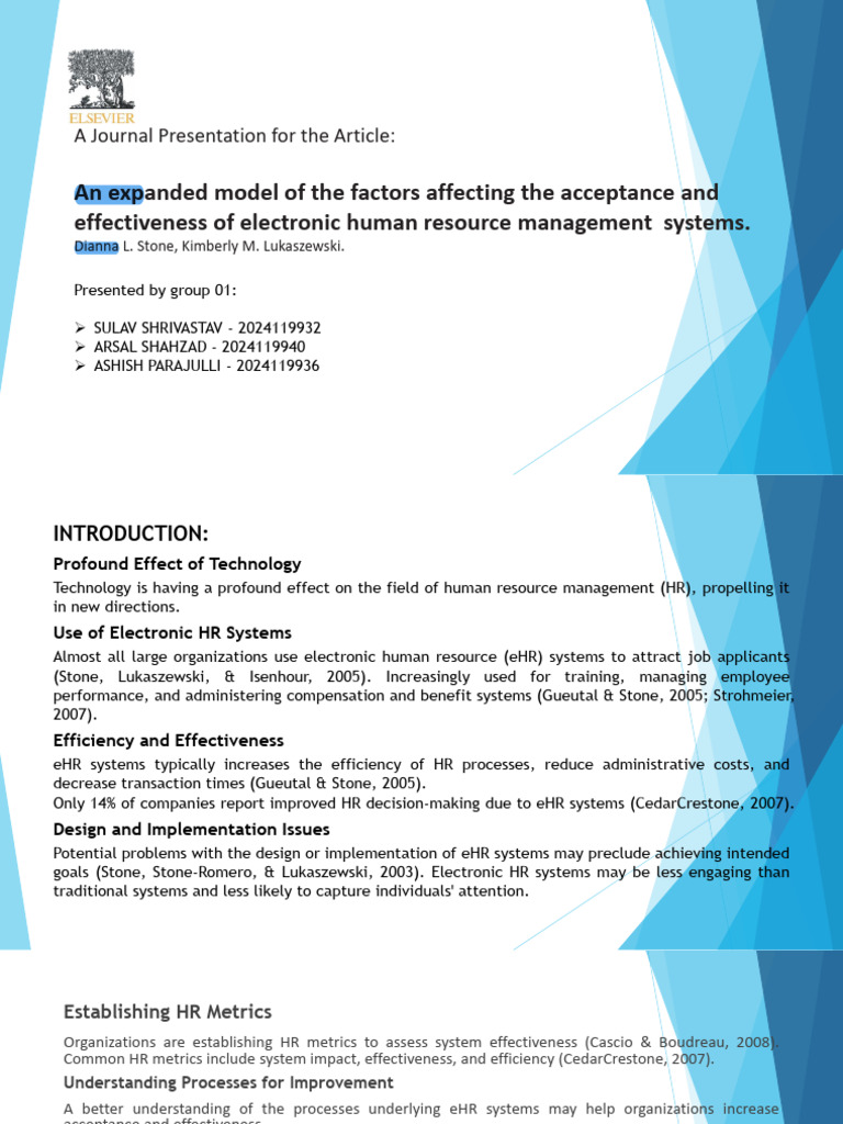 An Expanded Model of The Factors Affecting The Acceptance and ...