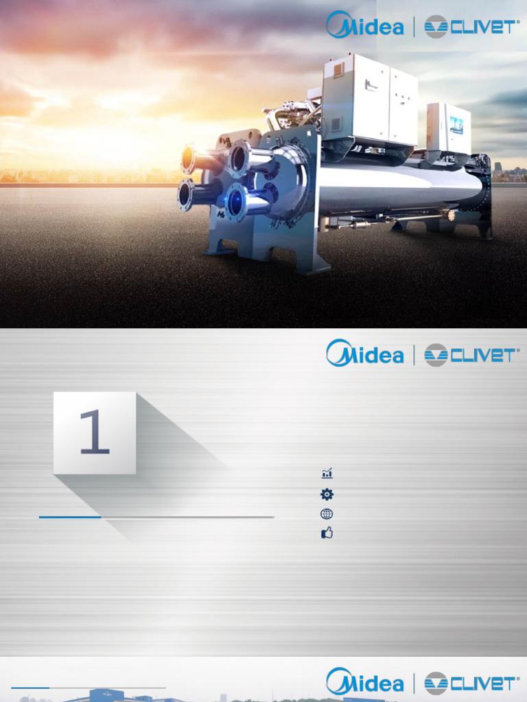 Midea Large Tonnage Chiller | PDF | Heat Transfer | Energy Technology