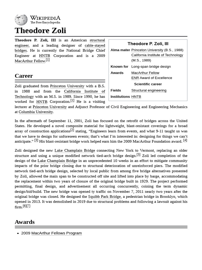 Theodore_Zoli | PDF | Civil Engineering